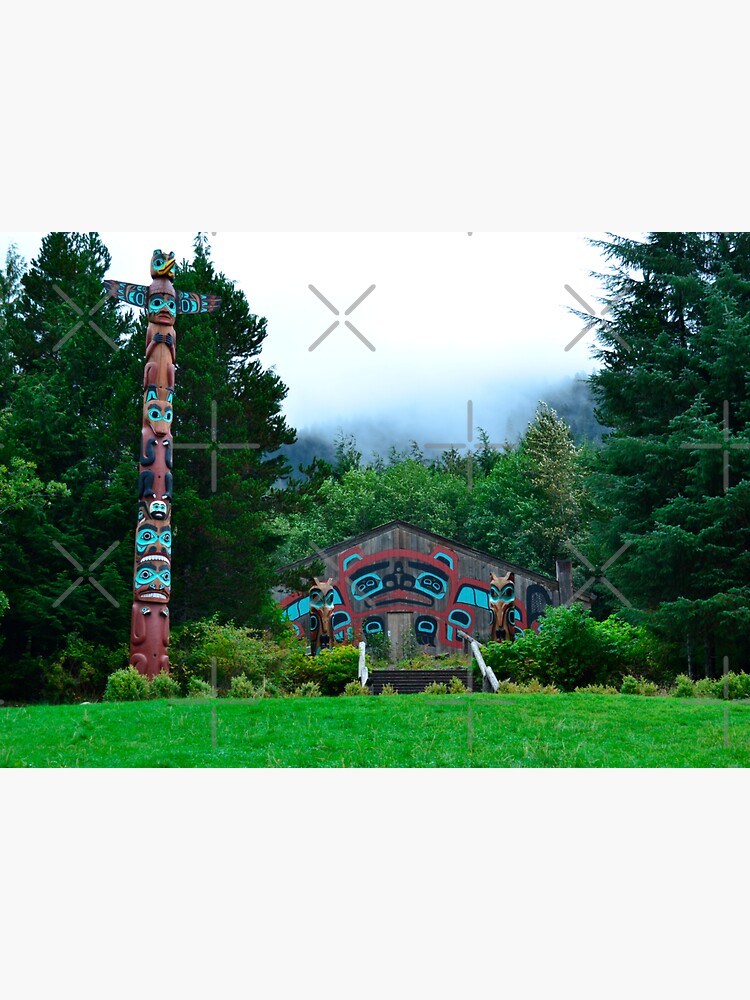 "Saxman Native Village Ketchikan" Sticker for Sale by Photomisak72 ...