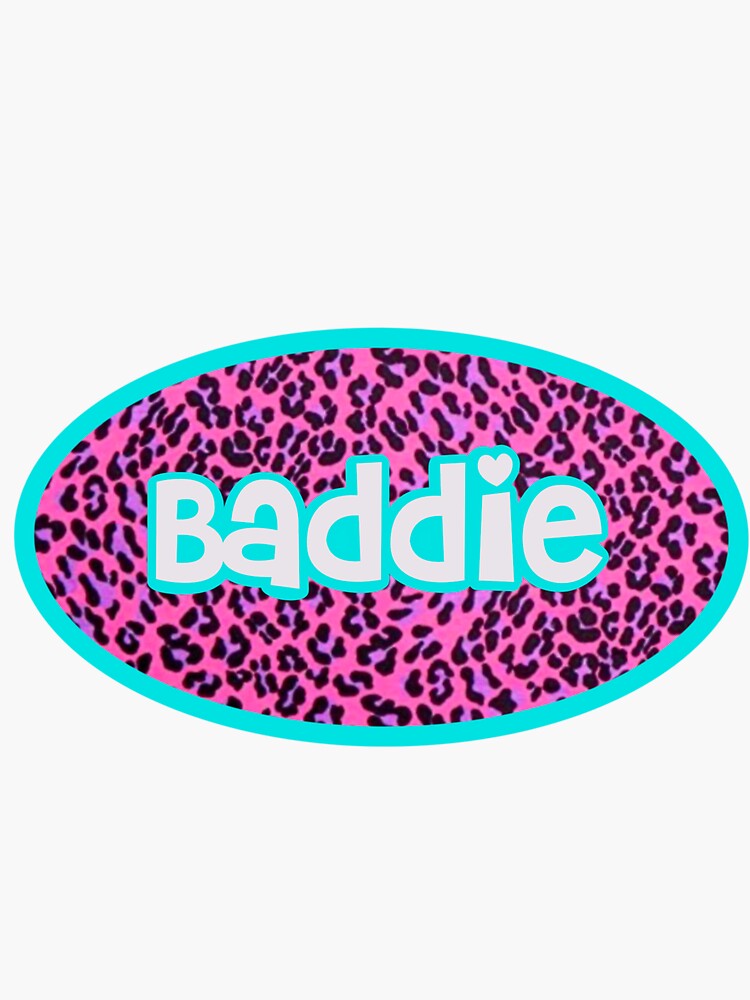 "Baddie pink and purple leopard print " Sticker for Sale by ...