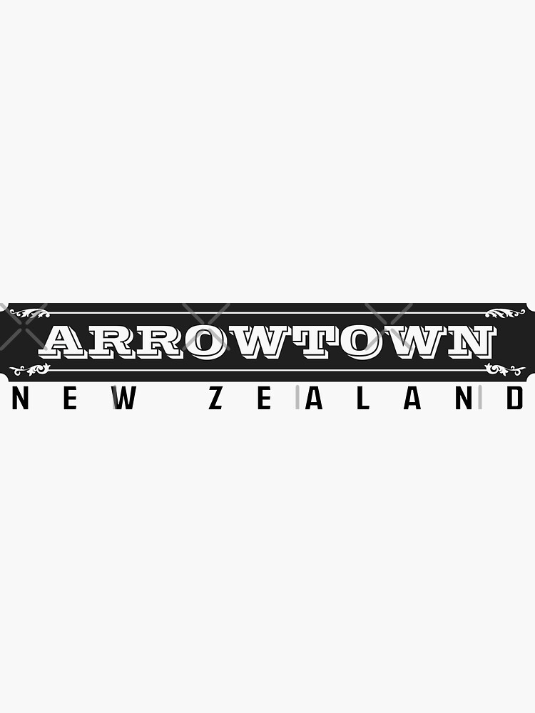 "Arrowtown, New Zealand" Sticker by Kiwidom | Redbubble