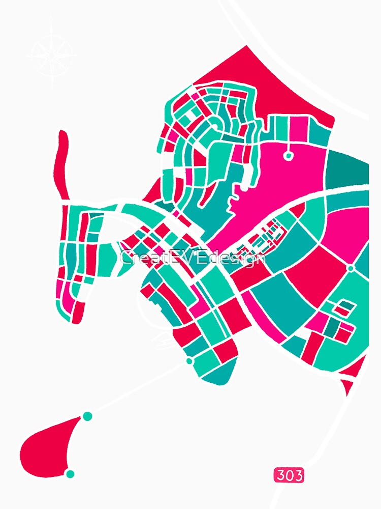 "Artistic map of KAUST, King Abdullah University of Science and ...