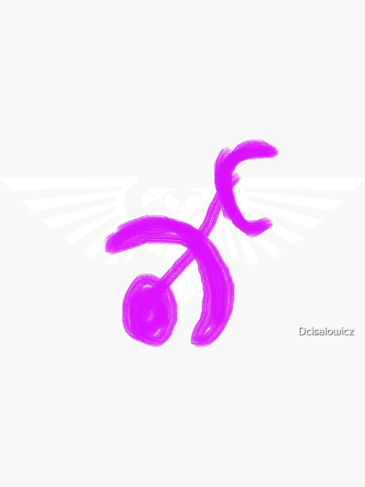 "Eagle Slaanesh" Sticker for Sale by Dcisalowicz | Redbubble