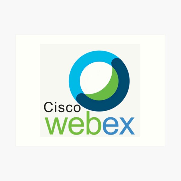 "Cisco Webex Logo" Art Print by parkerku | Redbubble