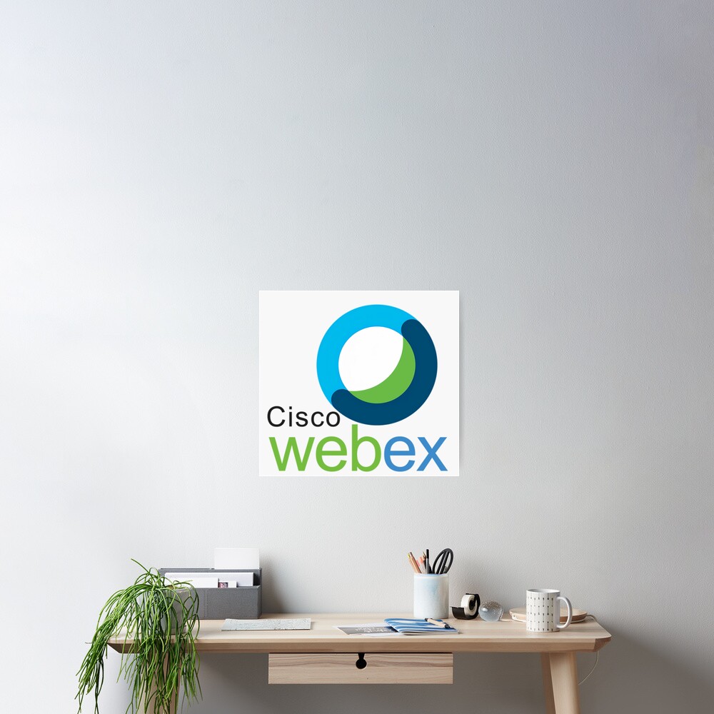"Cisco Webex Logo" Poster for Sale by parkerku | Redbubble