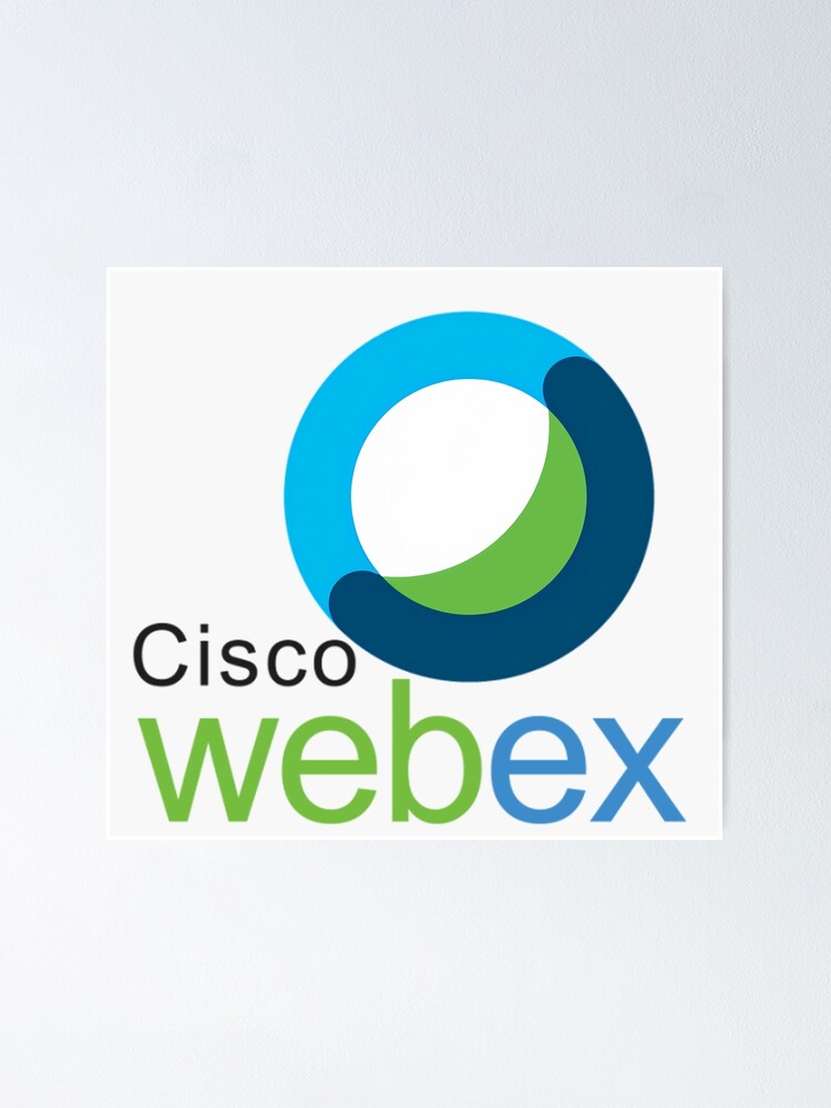 "Cisco Webex Logo" Poster for Sale by parkerku | Redbubble