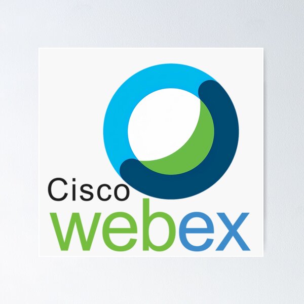 "Cisco Webex Logo" Poster for Sale by parkerku | Redbubble