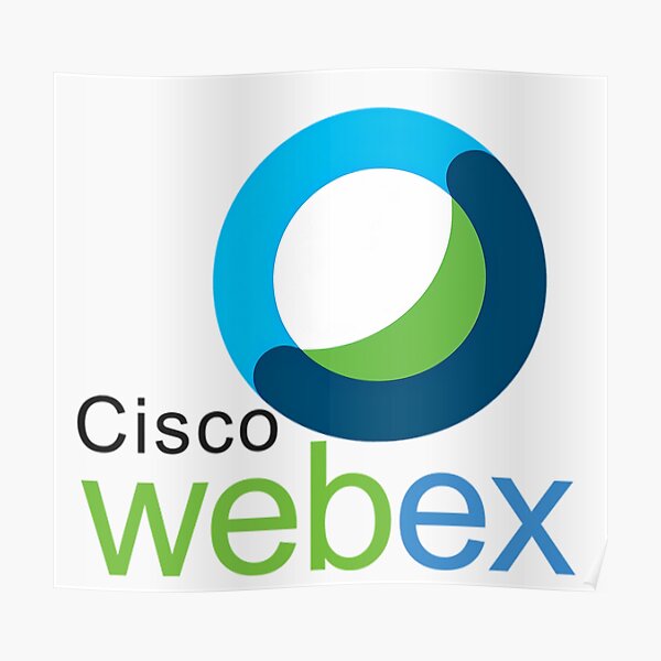 "Cisco Webex Logo" Poster for Sale by parkerku | Redbubble