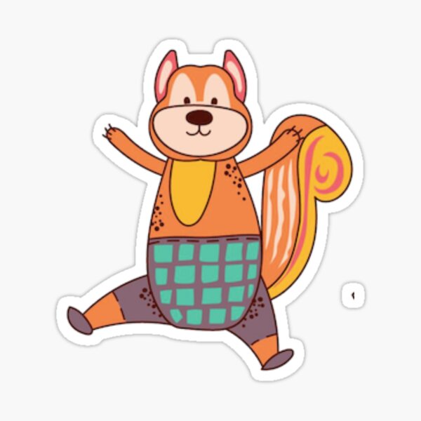 "Chipmunk" Sticker for Sale by Neriius | Redbubble