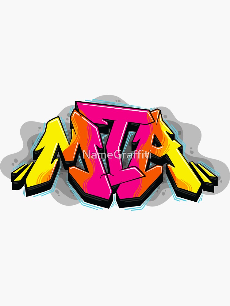 "Mia Graffiti Name" Sticker for Sale by NameGraffiti | Redbubble