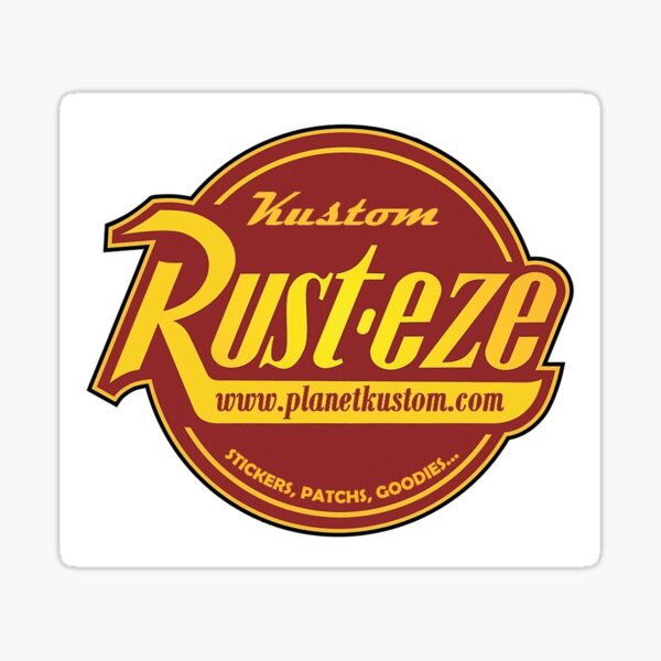 Pegatina «Logotipo de Planet Kustom Rusteze» de enzocox | Redbubble