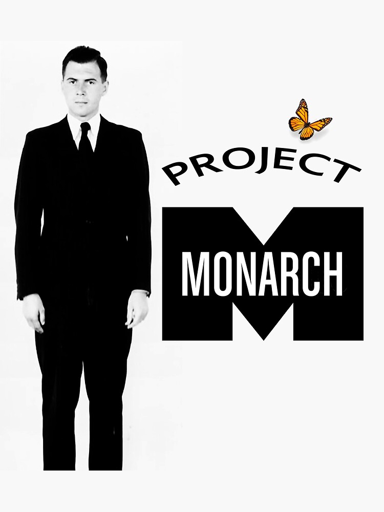 "Project Monarch - Bluebird Project - Paper Clip - MK Ultra" Sticker ...