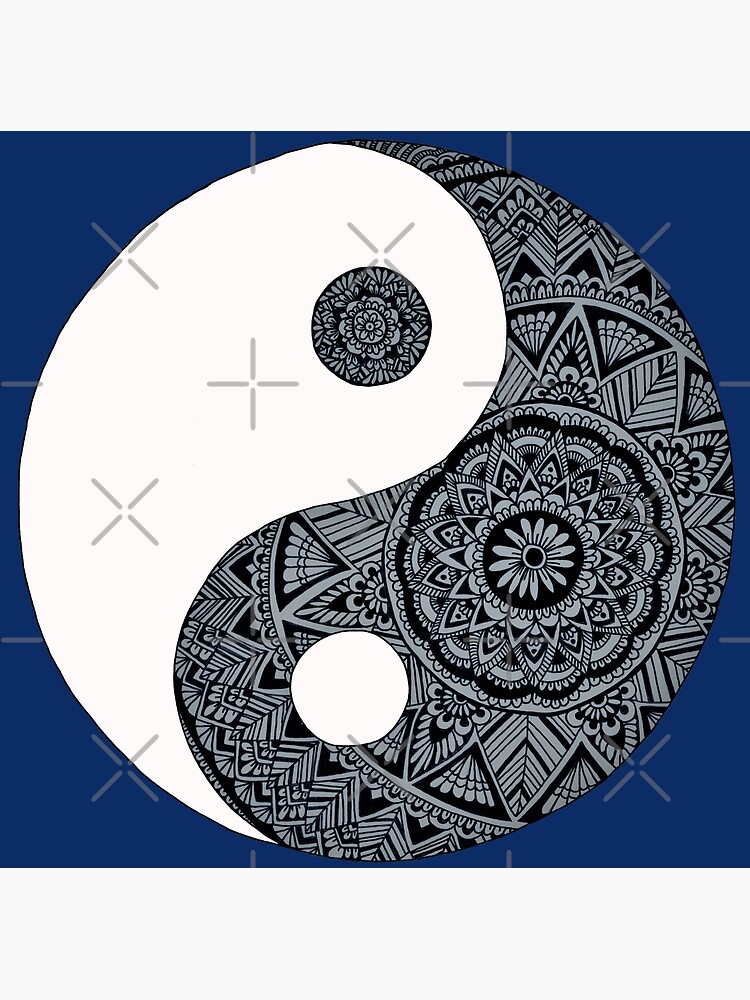 "Yin Yang Tangle" Poster for Sale by JessicaTang | Redbubble