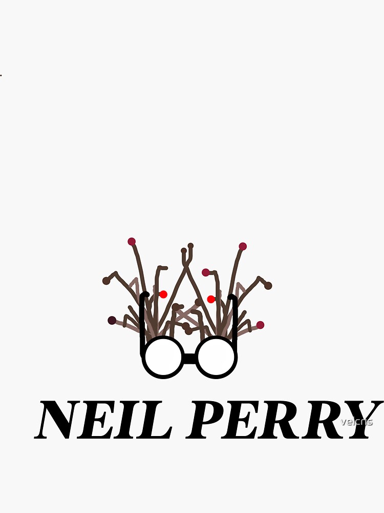 "neil perry " Sticker by velcris | Redbubble