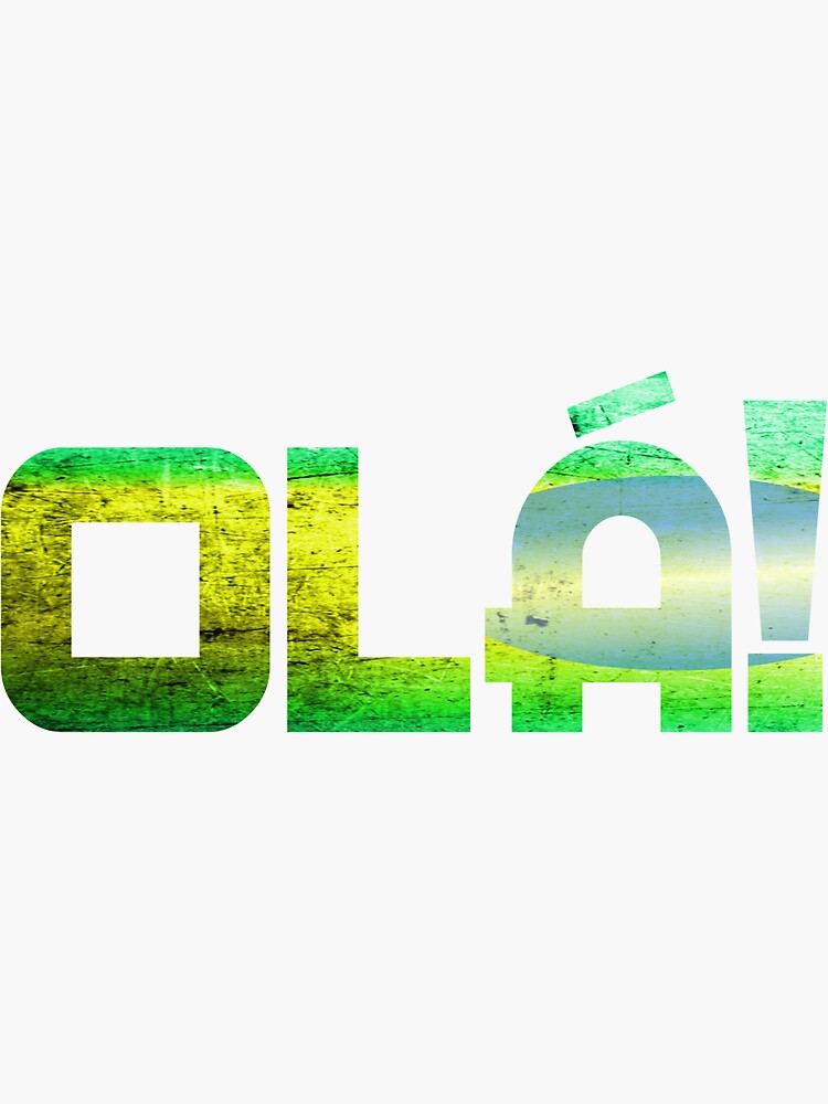 "Ola!" Sticker by umeimages | Redbubble