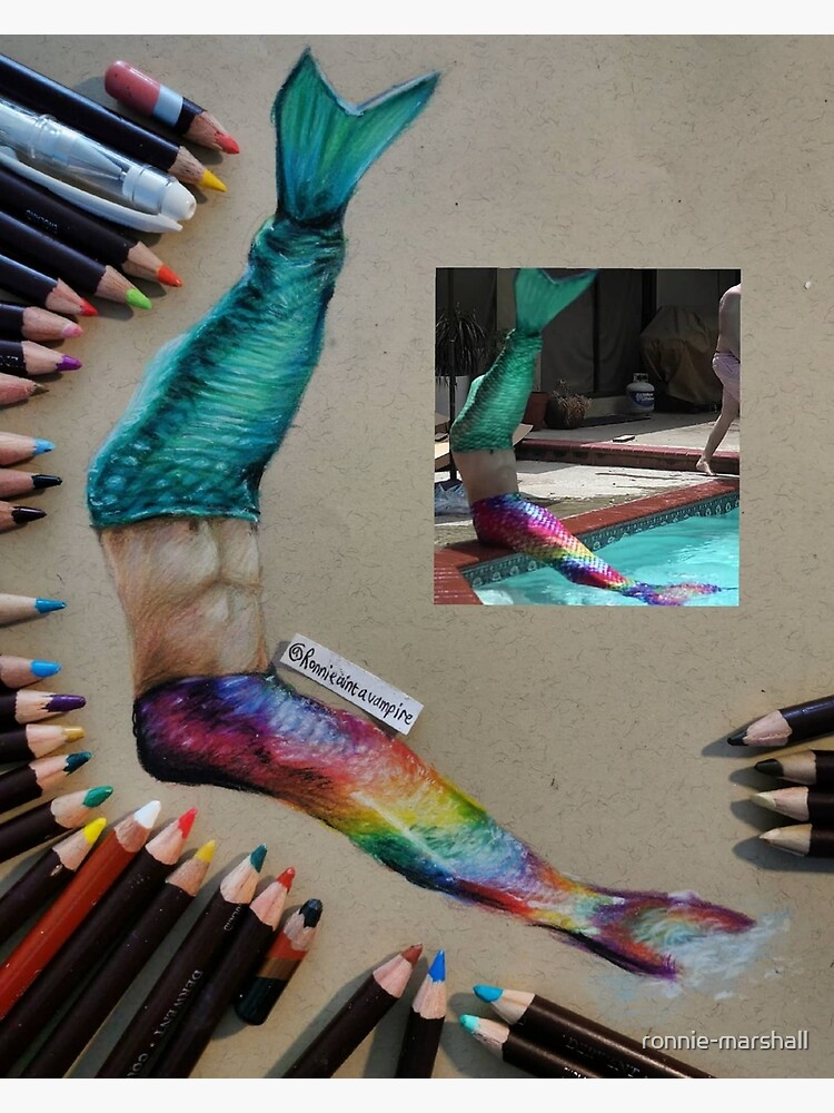 "'MerMer' Unus Annus" Art Print for Sale by ronnie-marshall | Redbubble