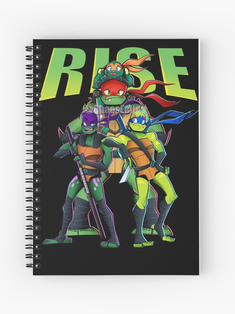 "Rise of the Teenage Mutant Ninja Turtles!" Spiral Notebook for Sale by ...