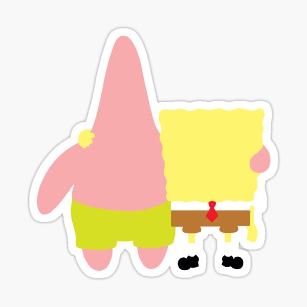 "Spongebob and Patrick" Sticker for Sale by SonjasSmallShop | Redbubble
