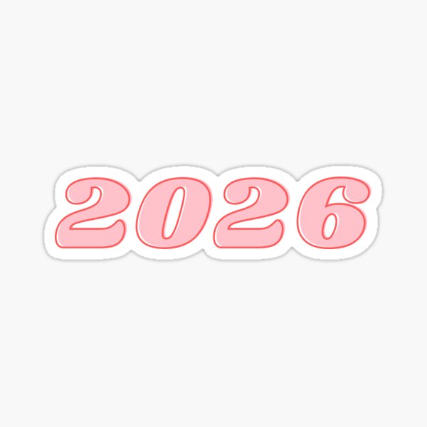 "Class of 2026" Sticker for Sale by polishalpaca | Redbubble