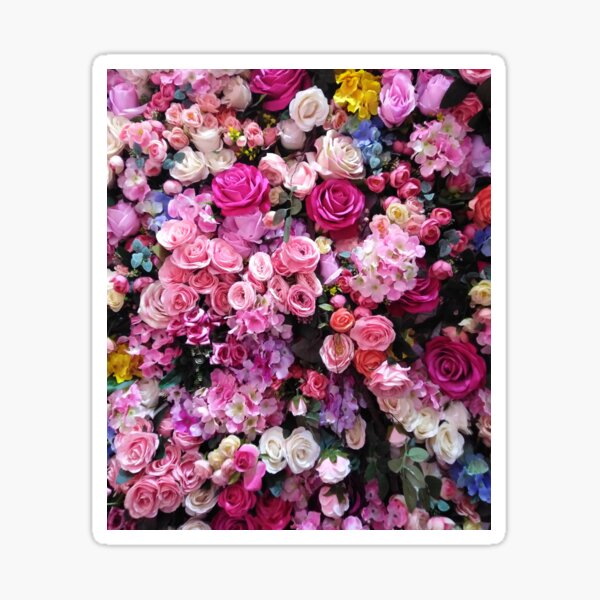"A bunch of Rose Flowers" Sticker for Sale by SpaceNoon | Redbubble