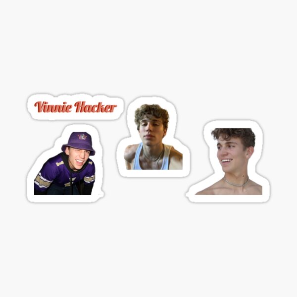 "Vinnie Hacker" Sticker for Sale by andreaaml | Redbubble
