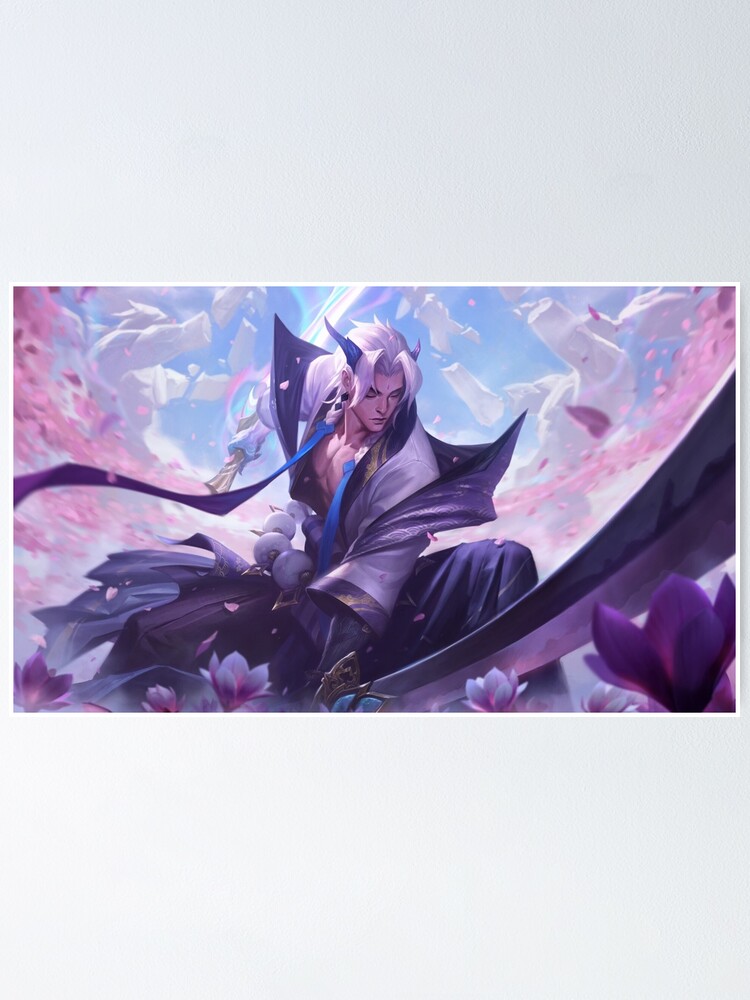 "Yone Blossom Art Lol" Poster by KuroroAdamo | Redbubble