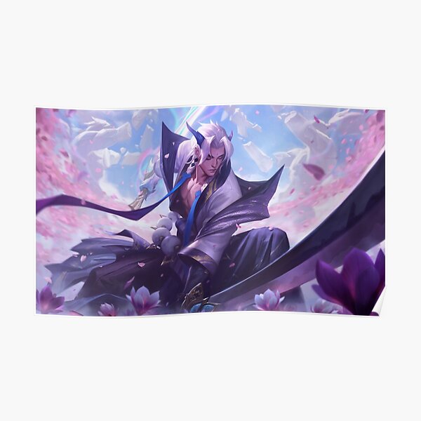 "Yone Blossom Art Lol" Poster by KuroroAdamo | Redbubble