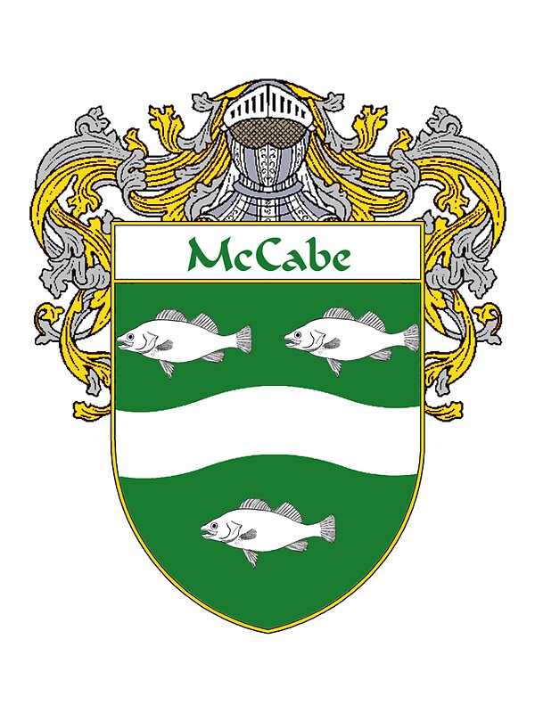 "McCabe Coat of Arms/Family Crest" Stickers by William Martin | Redbubble