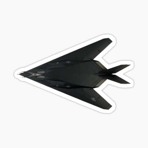 "Stealth bomber" Sticker by powerpointer | Redbubble