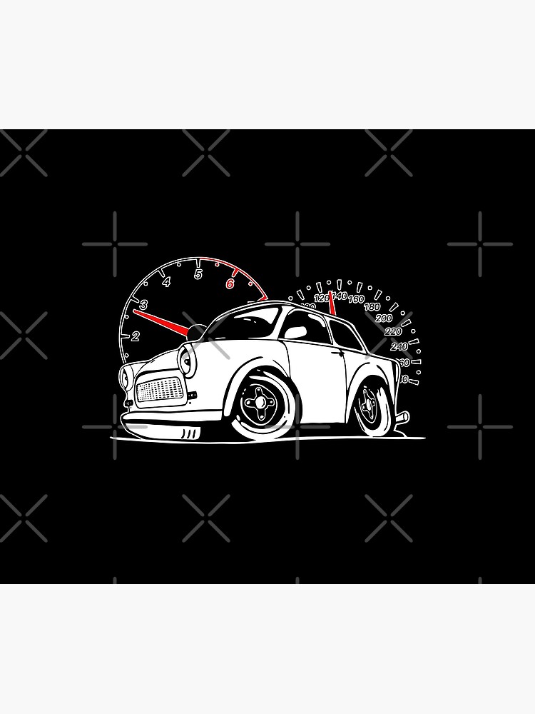 "Trabant 601 racing cardboard DDR OldSchool Tuning Low" Tapestry by ...
