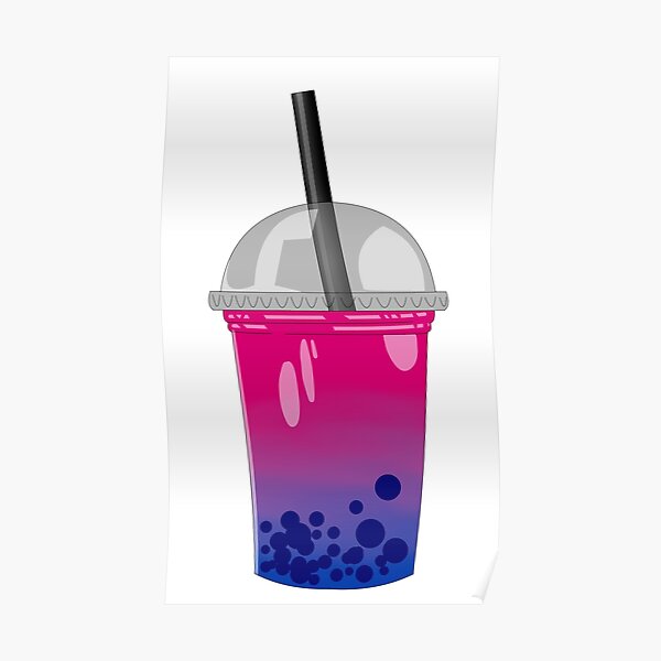 "Bi Boba" Poster for Sale by VillainousIvy | Redbubble