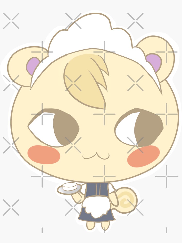 "Maid Marshal ACNH" Sticker for Sale by CharityandArt | Redbubble