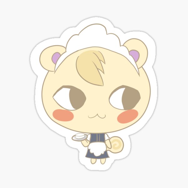 "Maid Marshal ACNH" Sticker for Sale by CharityandArt | Redbubble