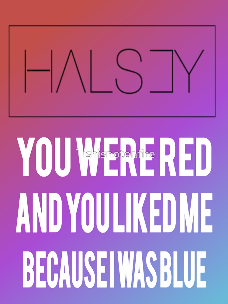 "Halsey colors" Sticker for Sale by Tishisnotonfire | Redbubble