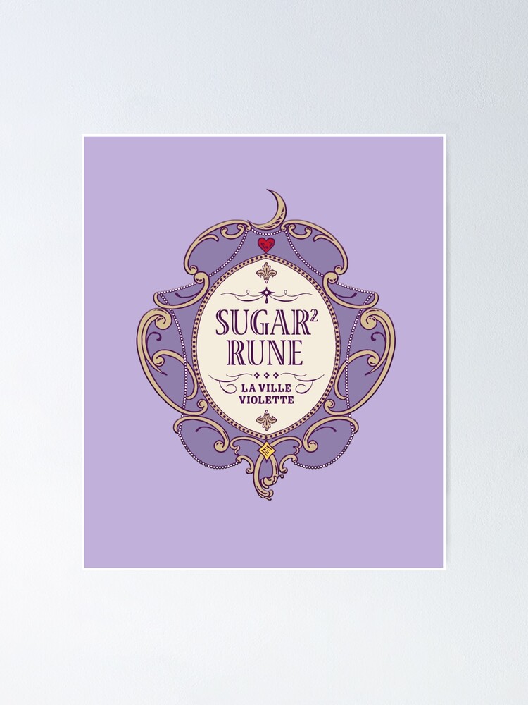 "Sugar Sugar Rune Logo" Poster for Sale by PeachPantone | Redbubble