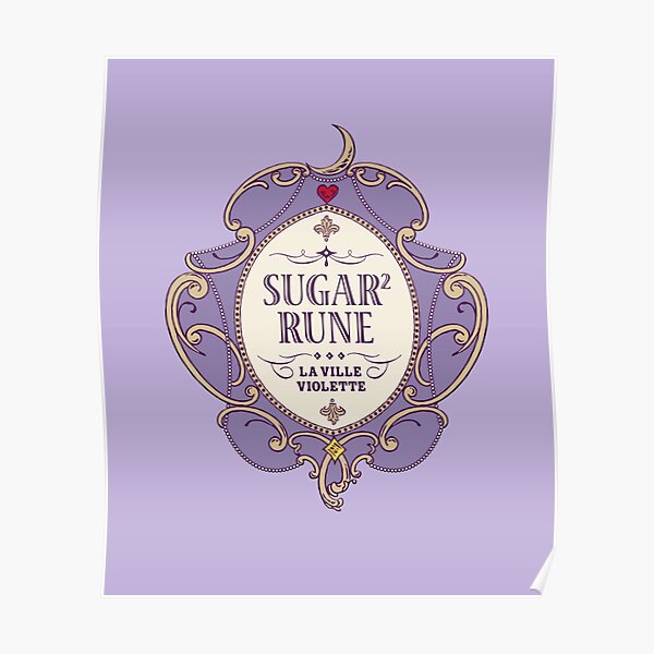 "Sugar Sugar Rune Logo" Poster for Sale by PeachPantone | Redbubble