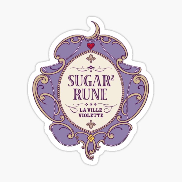 "Sugar Sugar Rune Logo" Sticker for Sale by PeachPantone | Redbubble