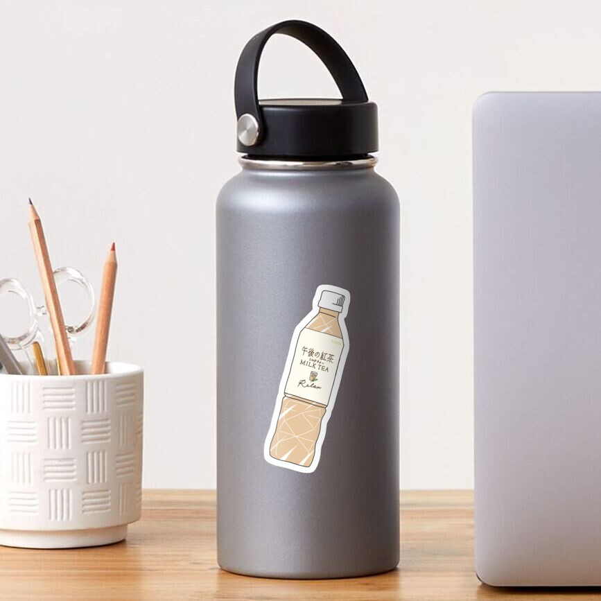 "Milk Tea Soft Drink " Sticker for Sale by PeachPantone | Redbubble