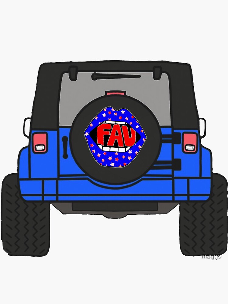 "FAU" Sticker for Sale by maggo | Redbubble
