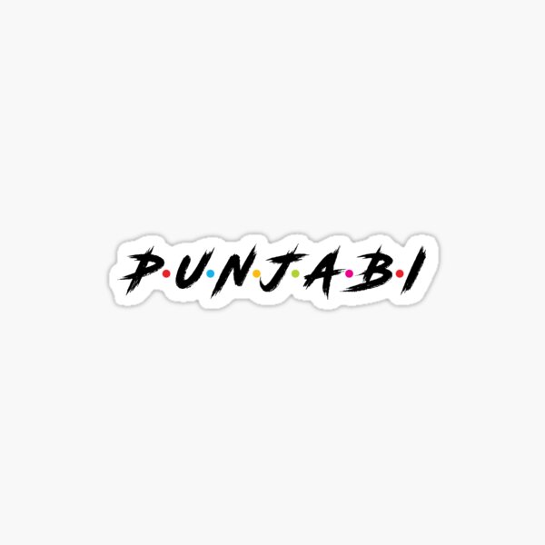 "Punjabi" Sticker for Sale by guri386 | Redbubble
