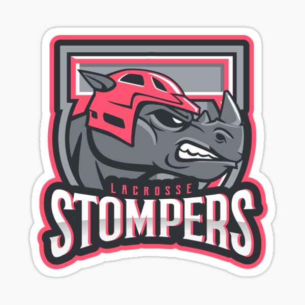 "lacrosse stompers logo" Sticker for Sale by Abby7895 | Redbubble