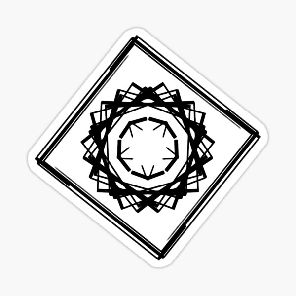 "Geo" Sticker for Sale by Biomet | Redbubble