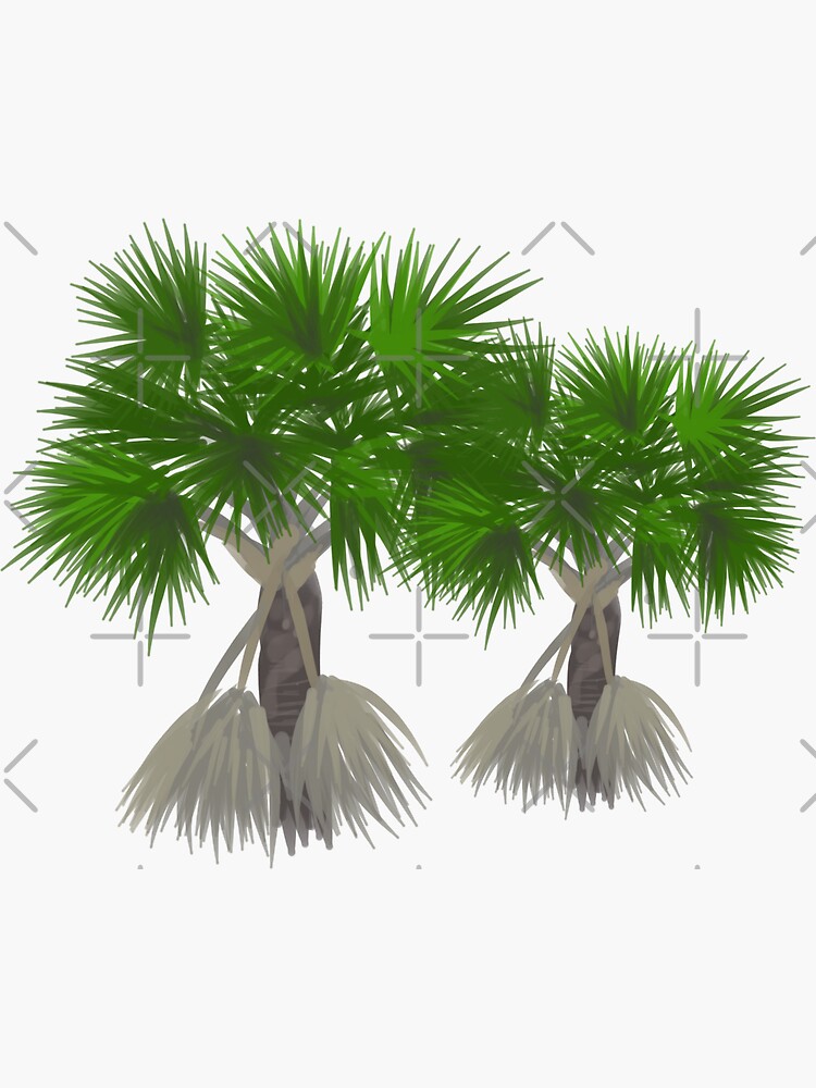 "The legendary Tahina Spectabilis Madagascan Palm." Sticker by Geomoon ...