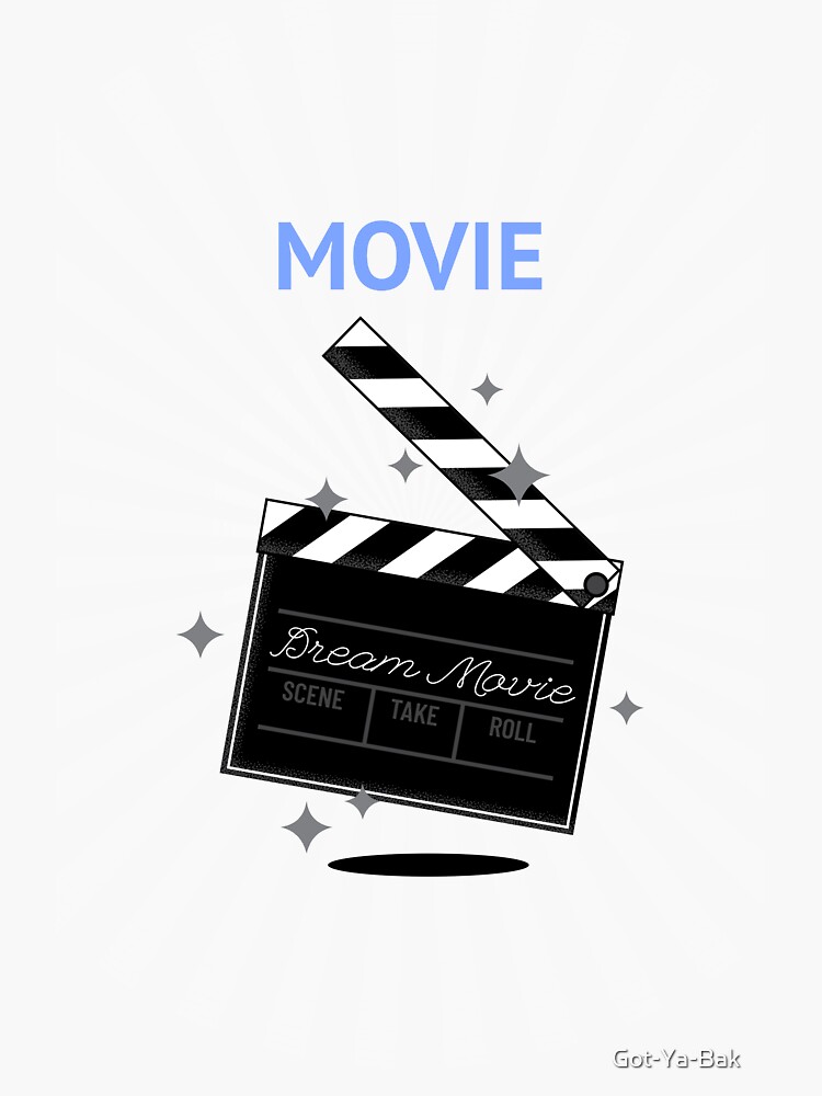"Movie film Clapper" Sticker by Got-Ya-Bak | Redbubble