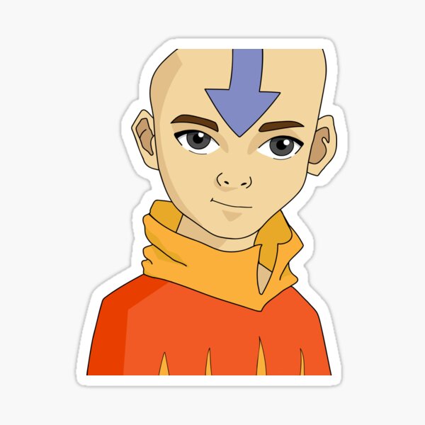 "Avatar the Last Airbender - Aang " Sticker for Sale by Everythingiwant ...