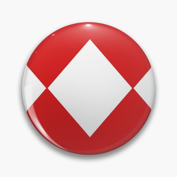 "Mighty Morphin Power Rangers Red Ranger Design" Pin for Sale by ...