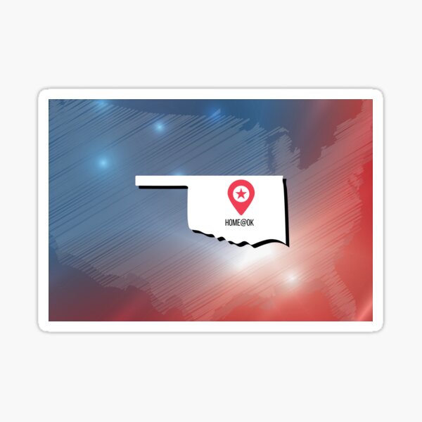 "The state of Oklahoma" Sticker by smirq814 | Redbubble