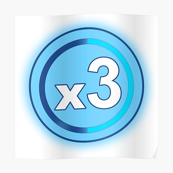"x3 Multiplier Inspired by Skate 3" Poster for Sale by TeejDesigns ...