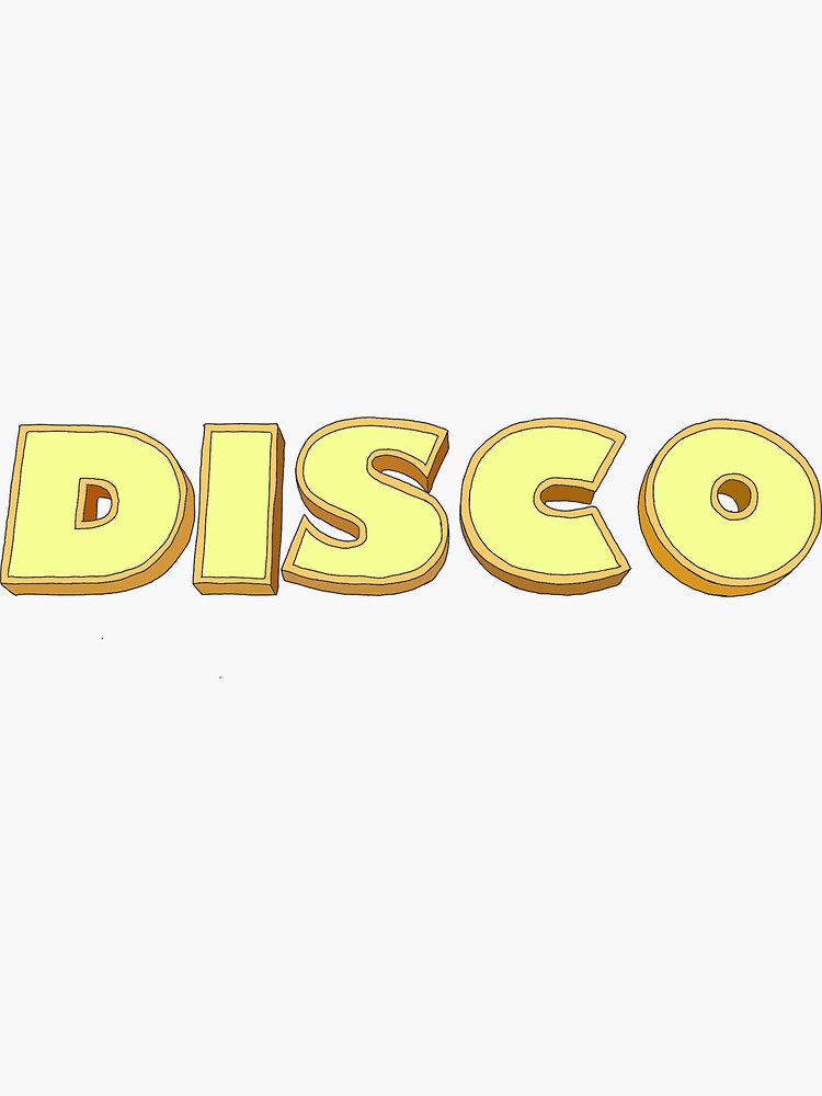"DISCO DYNAMITE BTS TEXT" Sticker for Sale by Elinatpwk | Redbubble