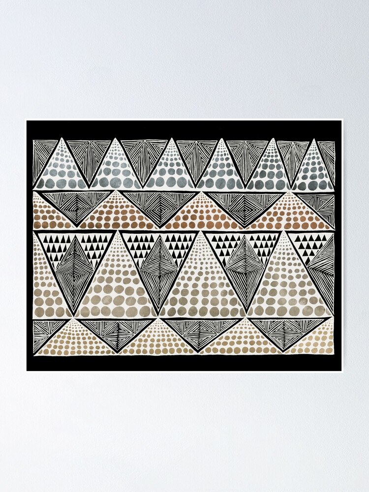 "Triangle Cluster" Poster for Sale by ashleyperry | Redbubble