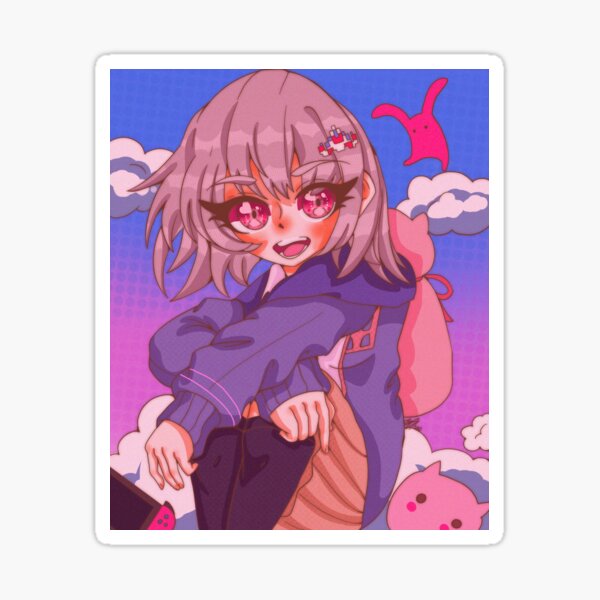"Chiaki from Daganronpa " Sticker for Sale by akaashiesan | Redbubble