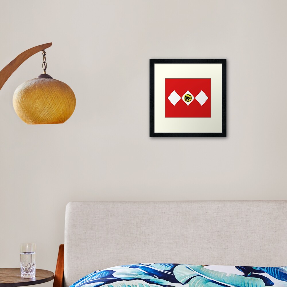 "MMPR Red Ranger With Coin" Sticker for Sale by EstelaGremista | Redbubble